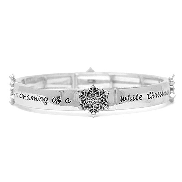 Snowflake Bracelet - Etsy