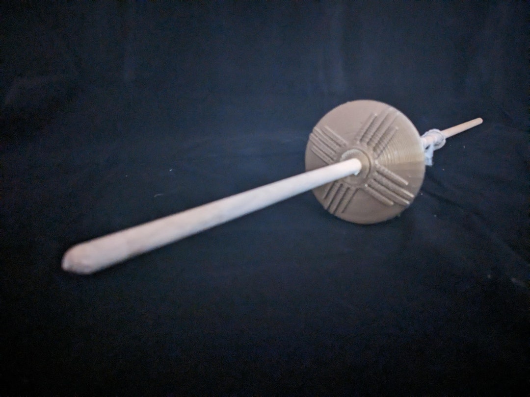 Navajo Drop Spindle – 3D Printed Whorl – DIY Spinning Tool - Etsy