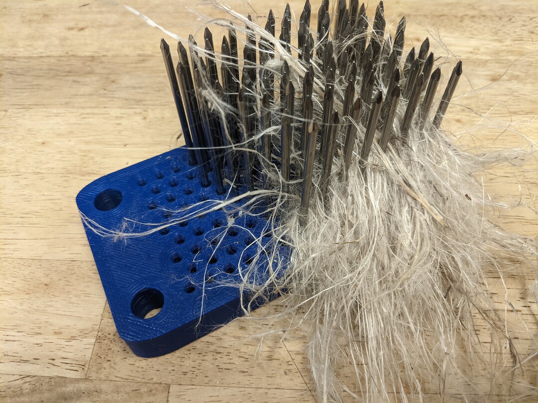 Flax Hackle with Nails - Etsy