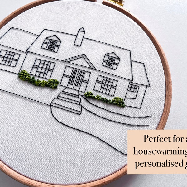 House Embroidery - Etsy
