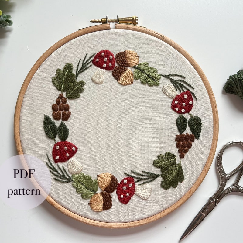 Woodland Embroidery - Etsy