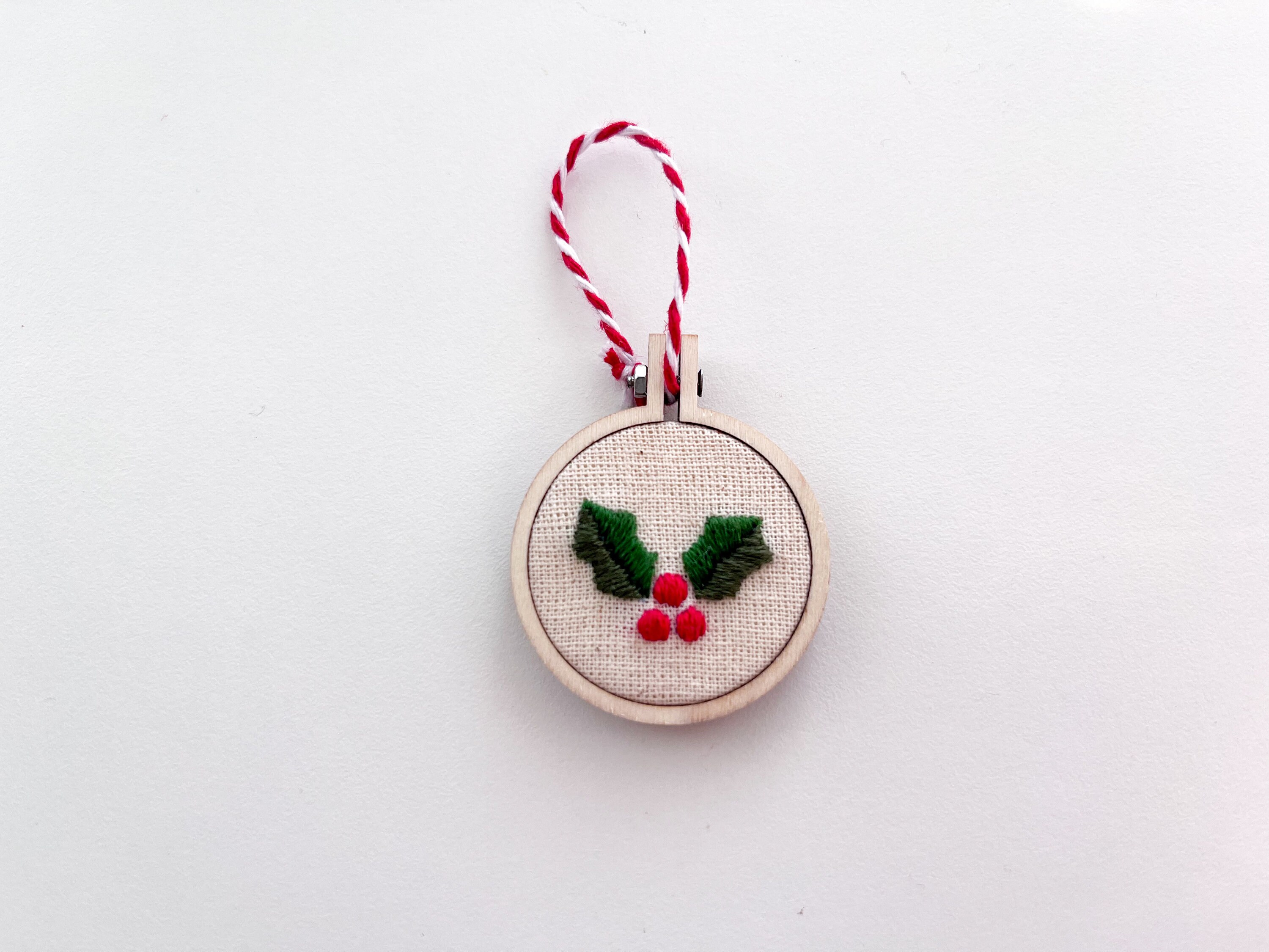 Mini Christmas Embroidery Ornaments Embroidered Tree Decoration, Advent ...