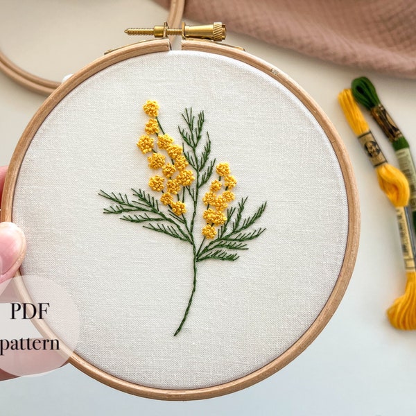 Botanical Embroidery Patterns - Etsy