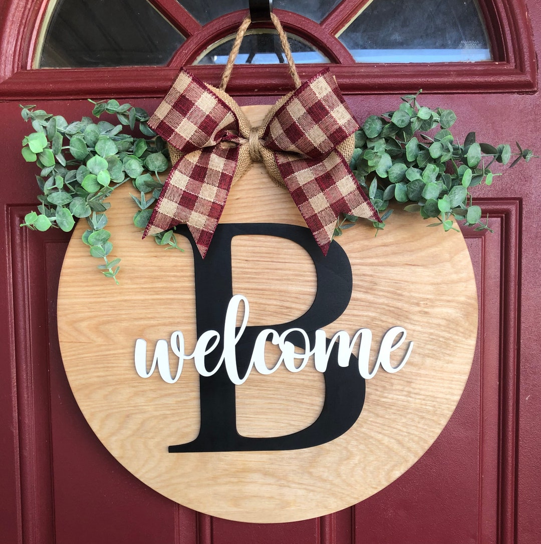 Last Name|front Door Sign|personalized|3d|monogrammed| Custom Door ...