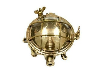 Brass Nautical Post Light - Etsy