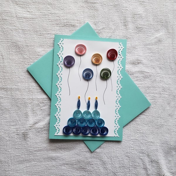 Quilled Card - Etsy