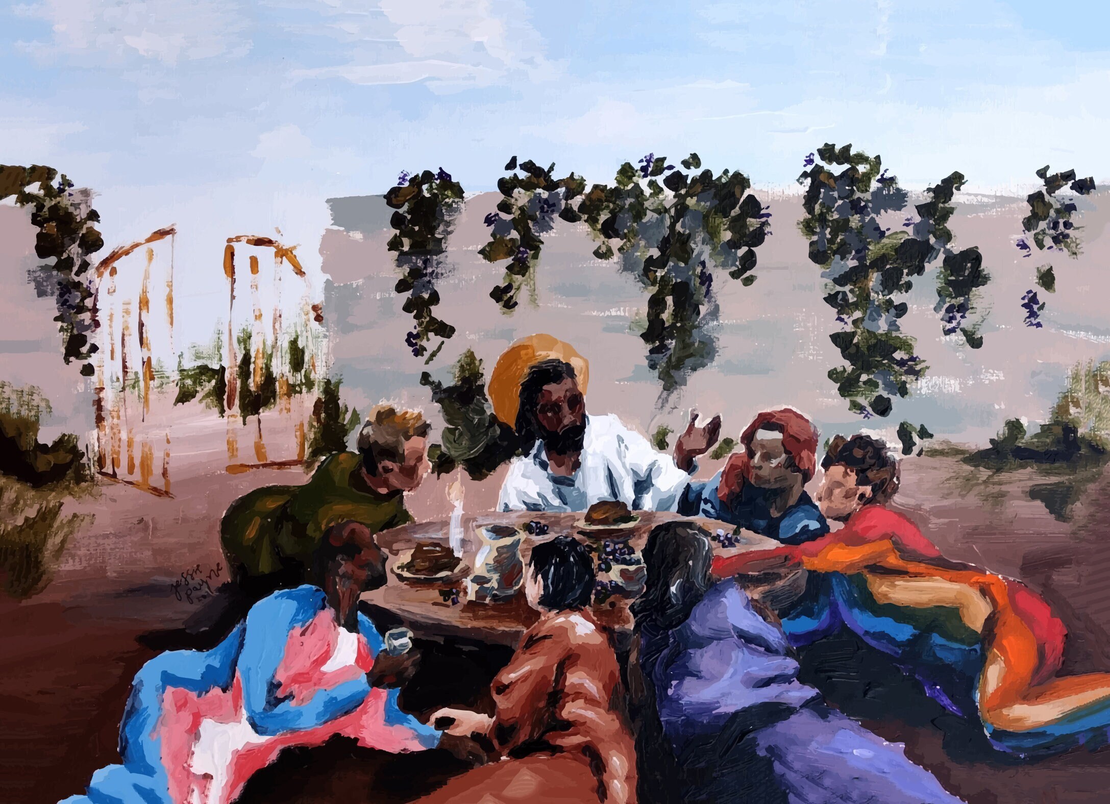 The Common Table LGBTQ Christian Art Queer Religious Art Acrylic ...