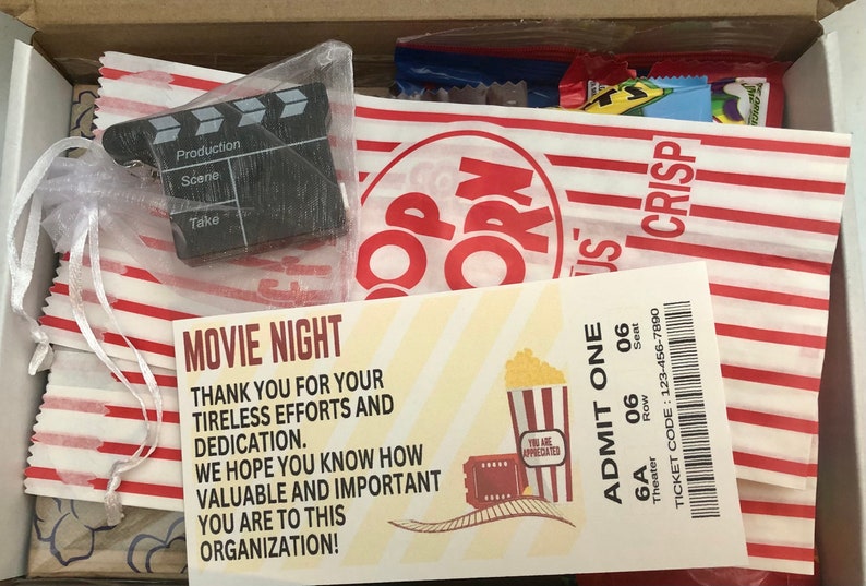 Movie Night Gift. Thank You Gift. Coworker Gifts. Corporate Gifts ...