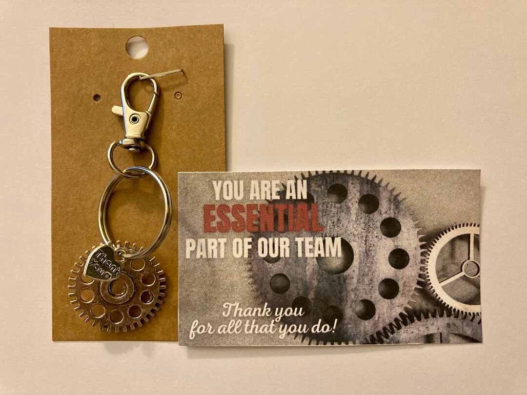 Essential Keychain - Employee Keychain. Bulk Employee Gift. Corporate ...