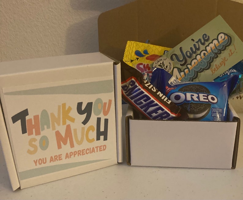 Mini Thank You Box. Best Employee Appreciation Gift. Gifts for ...