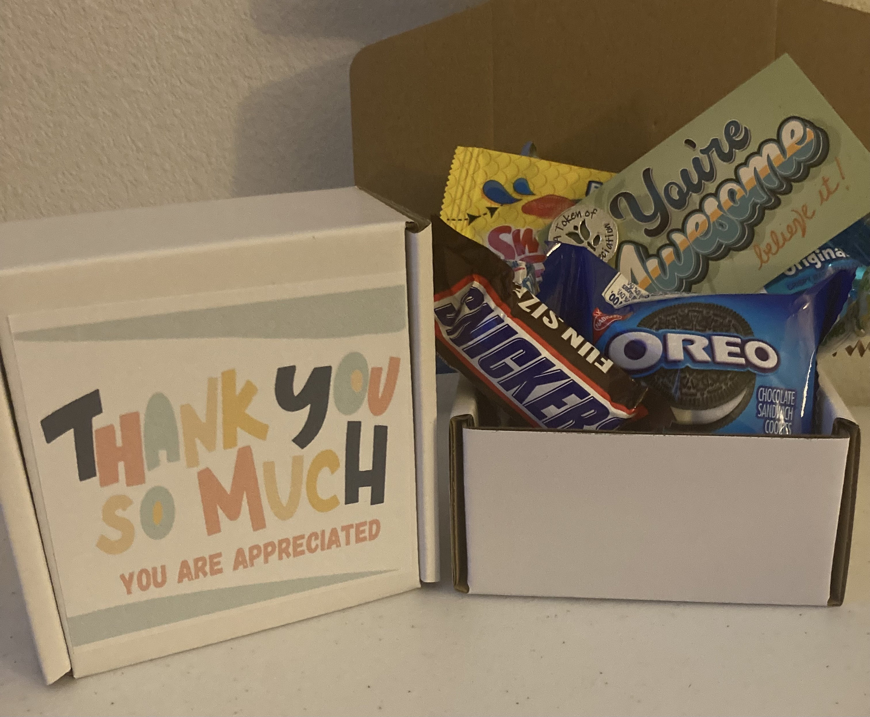 Mini Thank You Box. Best Employee Appreciation Gift. Gifts for ...