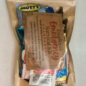 Emergency Survival Kit. Best Employee Appreciation Gifts.unique ...