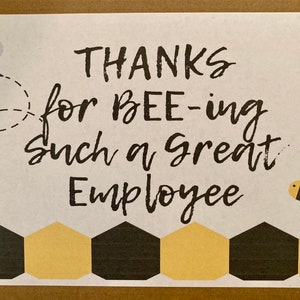 Thank You Bumble Bee Gift. Best Employee Appreciation Gifts. Unique ...