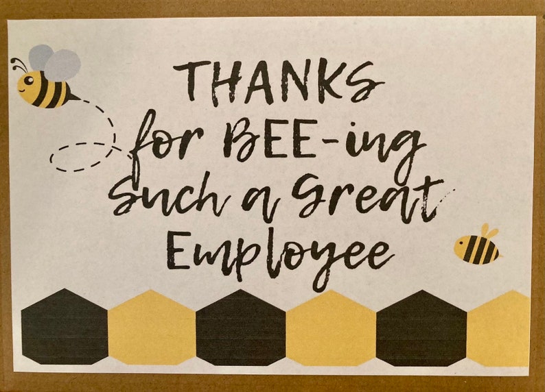 Thank You Bumble Bee Gift. Best Employee Appreciation Gifts. Unique ...