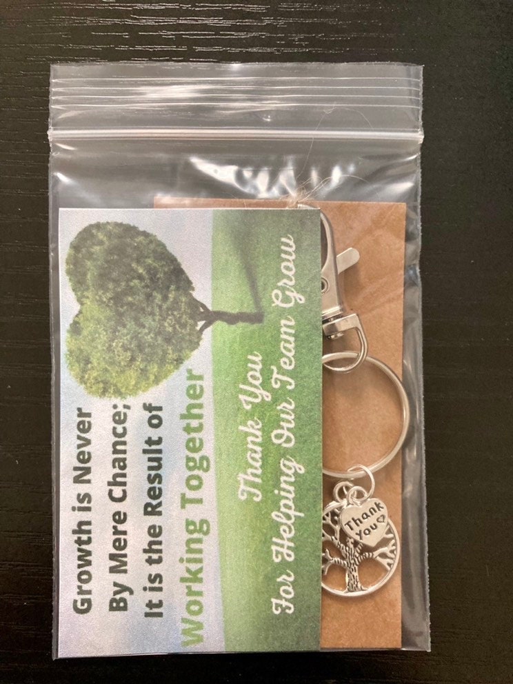 Growth Keychain. Best Employee Appreciation Gifts. Unique Employee ...