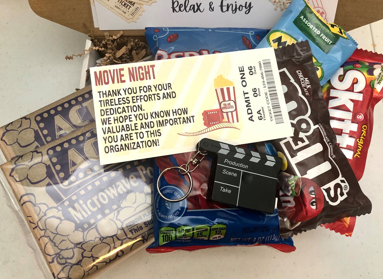 Movie Night Gift. Thank You Gift. Coworker Gifts. Corporate Gifts ...