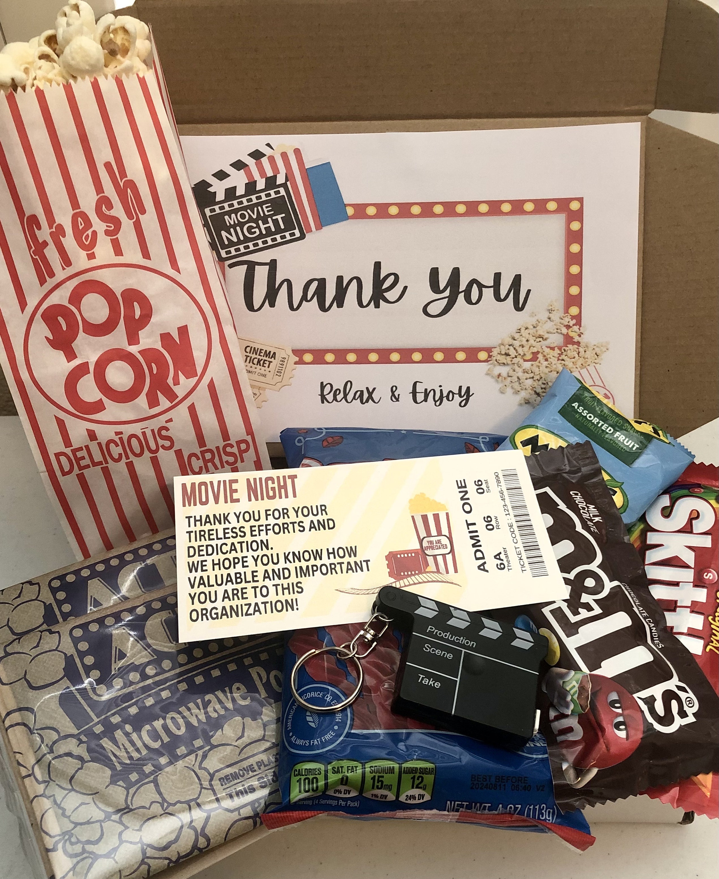 Movie Night Gift. Thank You Gift. Coworker Gifts. Corporate Gifts ...