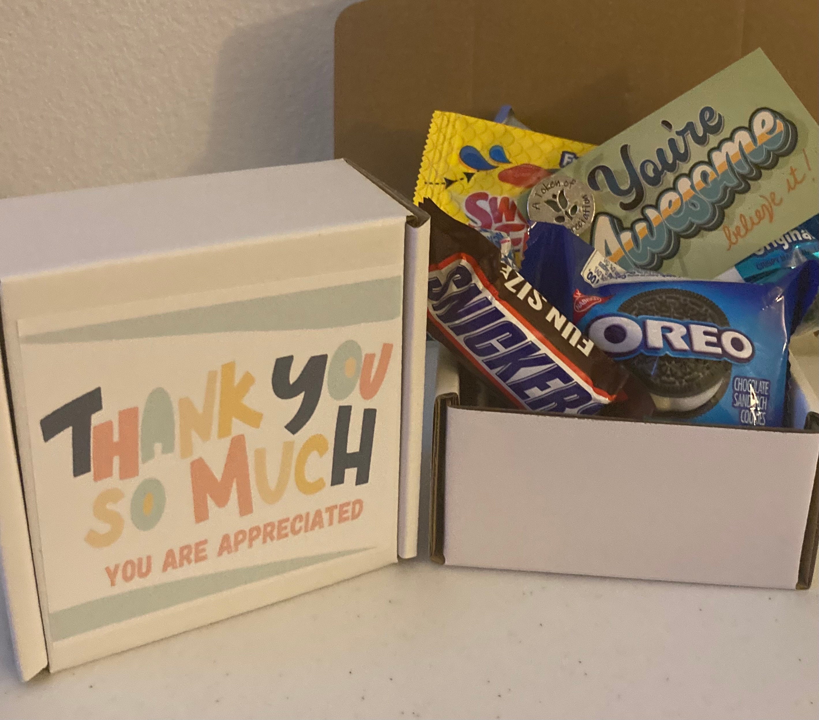 Mini Thank You Box. Best Employee Appreciation Gift. Gifts for ...