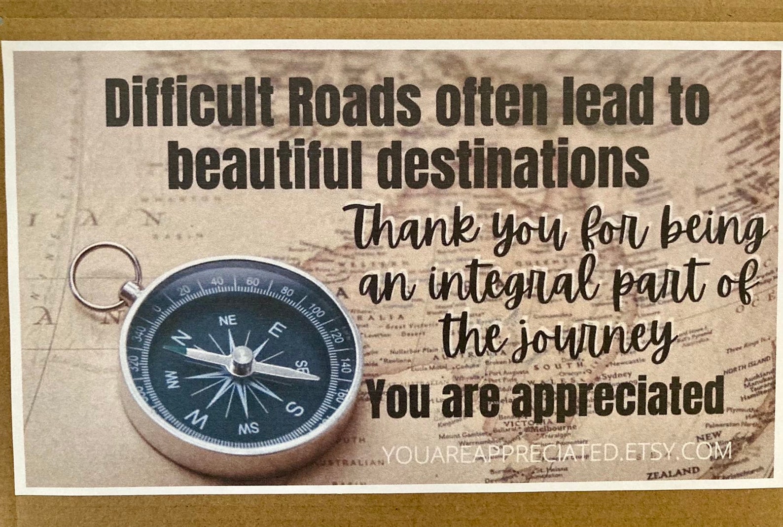 Thank You Compass Gift. Best Employee Appreciation Gifts. Unique ...