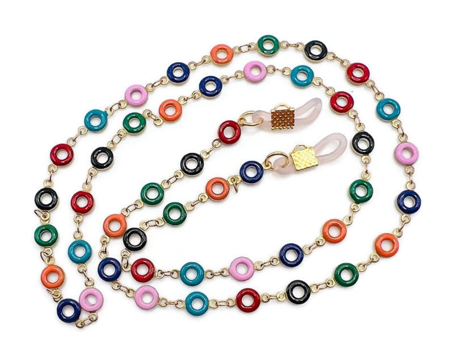 Rainbow Bubble Eyeglass Chain - Etsy