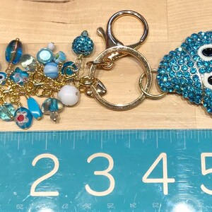 Blue Crystal Poop Emoji Keychain - Etsy