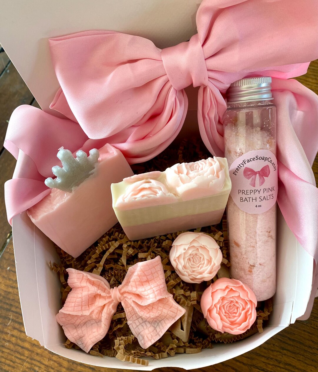 Pink Gift Box| Coquette Gift | Bow Soap | Teen Girl Gift | Bath Gift ...