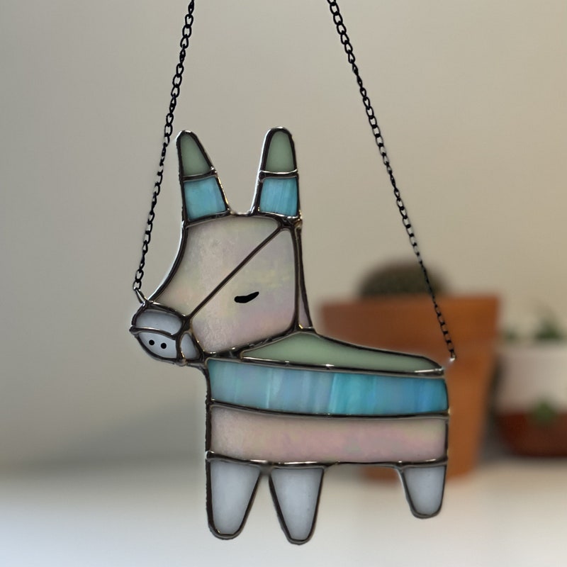 Donkey Stained Glass - Etsy