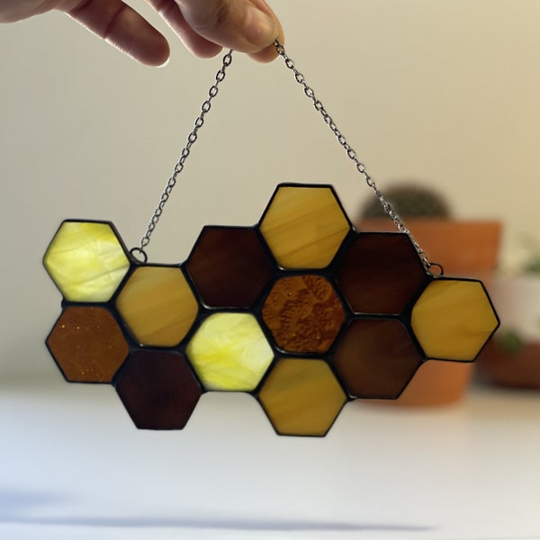 Amber Stained Glass - Etsy