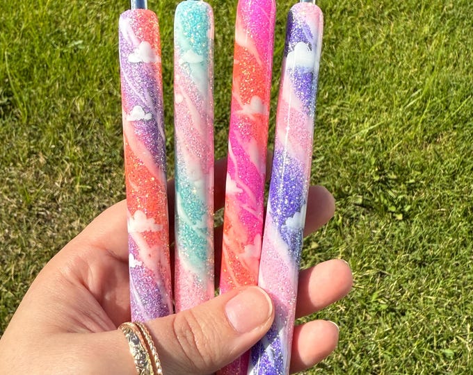 Pick Your Sunset Milkyway Sky Swirl Glitter Pen | Pastel Milkway ...