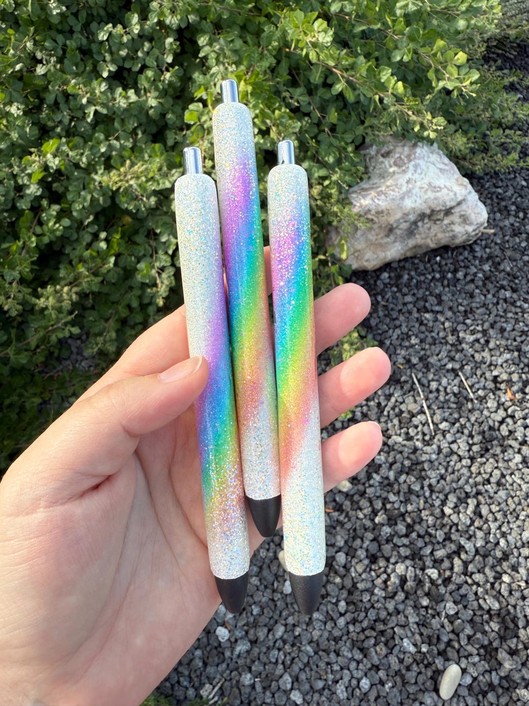 Rainbow Burst Glitter Pen |pastel Rainbow Glitter Cloud Glitter ...