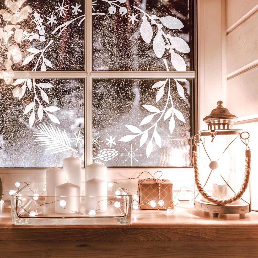 Bianca - Electrostatic Window Film | Christmas Decoration | Holiday ...