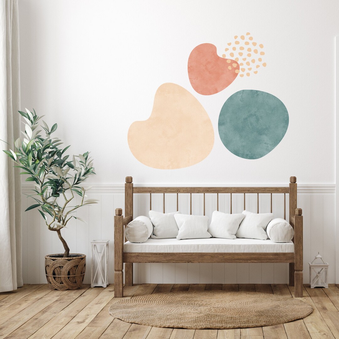 Adhesive Wall Decal | Circle Shape Stickers | Guy - Etsy