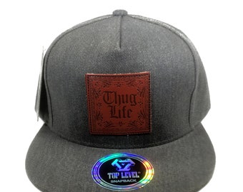 Leather Thug Cap - Etsy