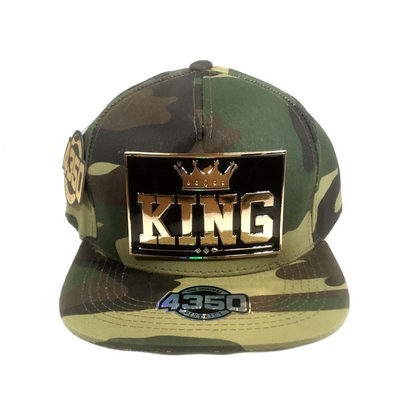 KING Logo Baseball Cap Golden King Hat Emperor Prince | Etsy