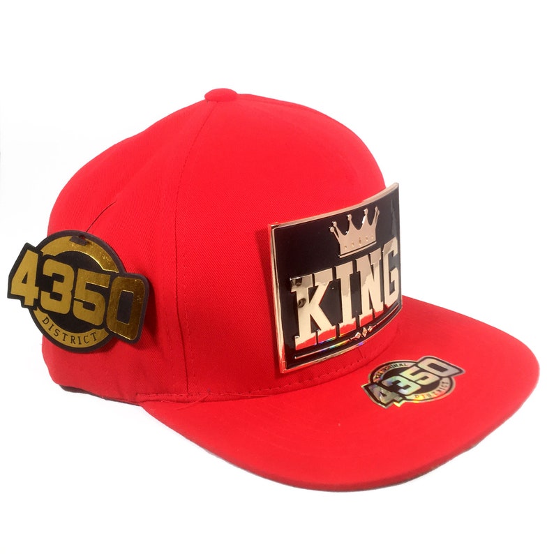 KING Logo Baseball Cap Golden King Hat Emperor Prince - Etsy