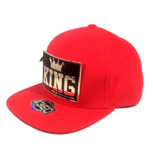 KING Logo Baseball Cap, Golden King Hat, Emperor, Prince, Supreme Ruler ...