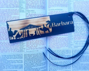 Nativity Bookmark - Etsy