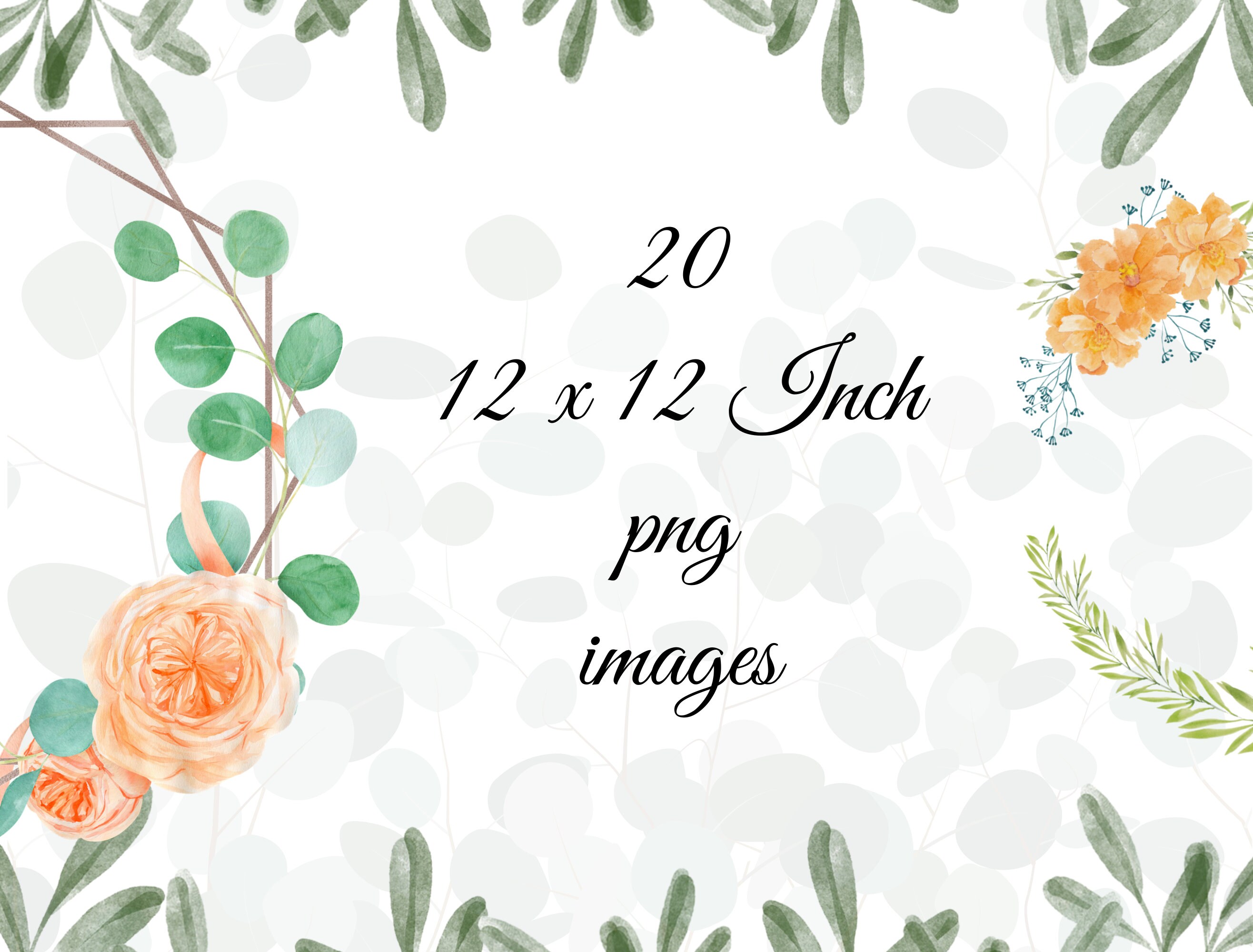 Gold Wreath Clipart Wreath Clipart Watercolor Eucalyptus - Etsy