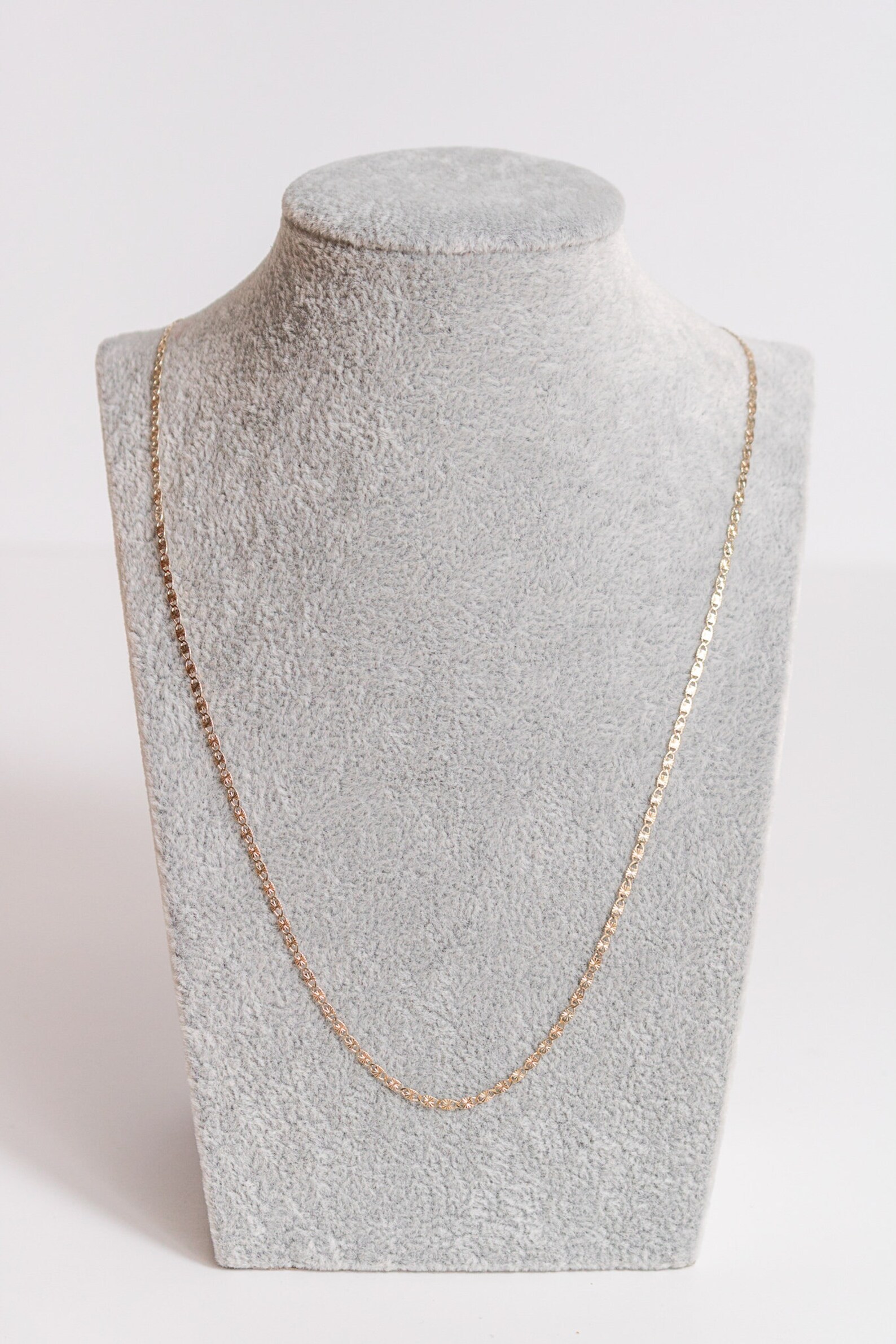 10K Pure Gold Necklace - Etsy