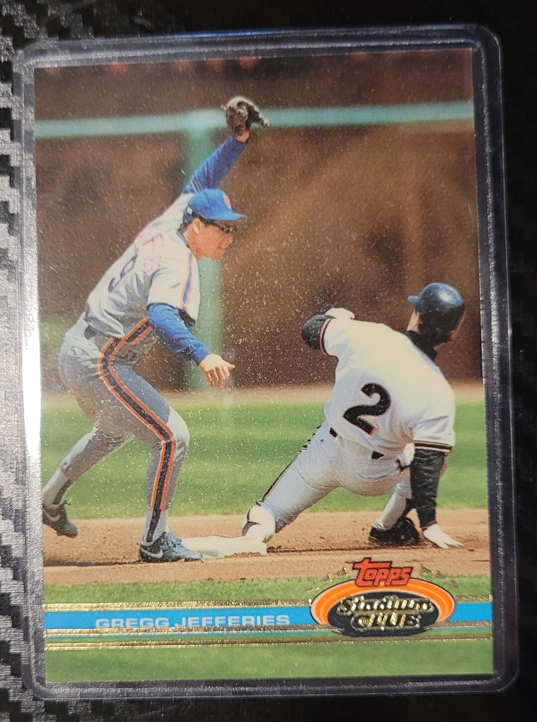 Gregg Jeffries New York METS Vintage 1991 Topps Stadium Club Baseball ...