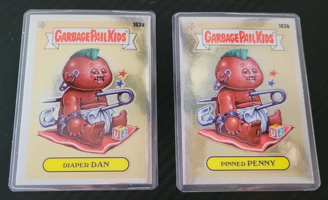 Fun Fridge Magnets - Garbage Pail Kids Chrome (2022) Twins! Diaper Dan ...