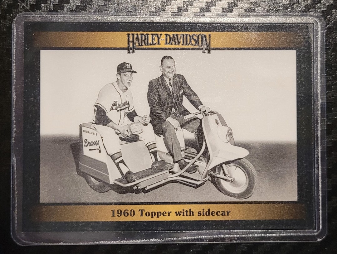 Harley-davidson 1960 Topper With Sidecar Motorcycle Series I Card ...