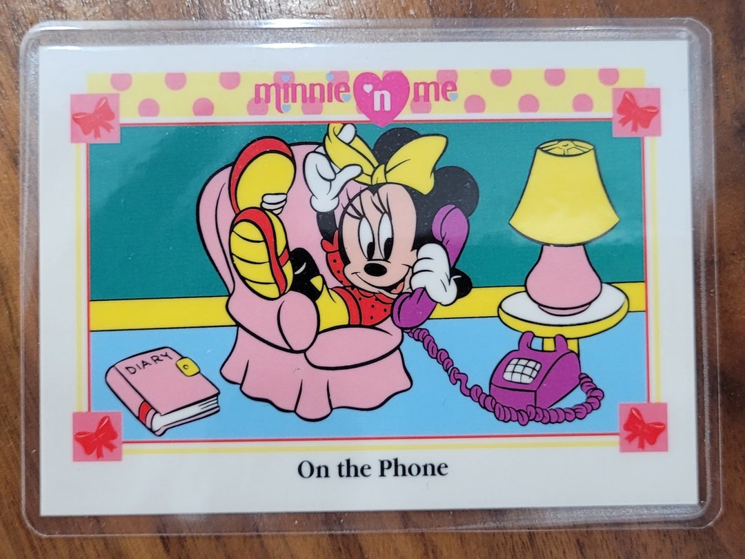 Disney Minnie and Me Minnie Mouse "on the Phone" Vintage (1991) Minnie ...