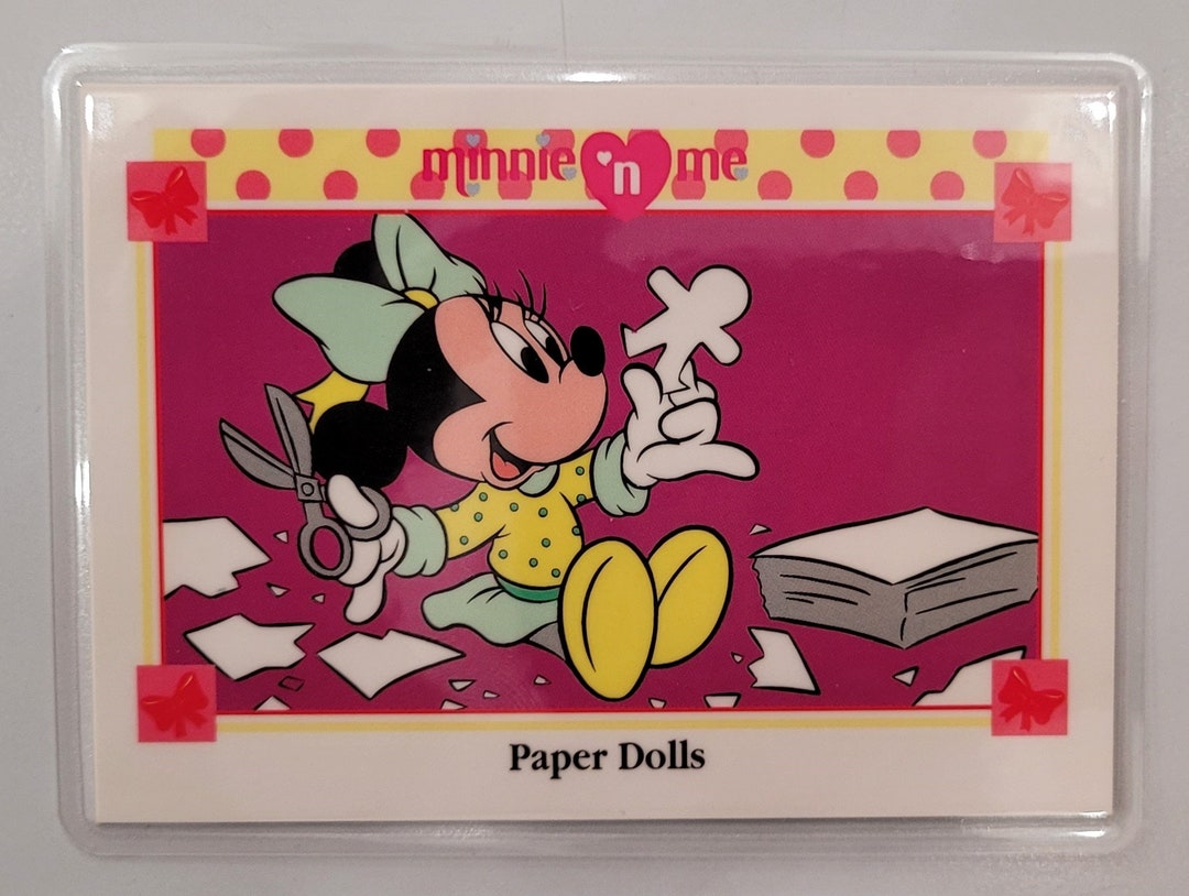 Disney Minnie and Me Minnie Mouse "paper Dolls" Vintage (1991) Minnie ...