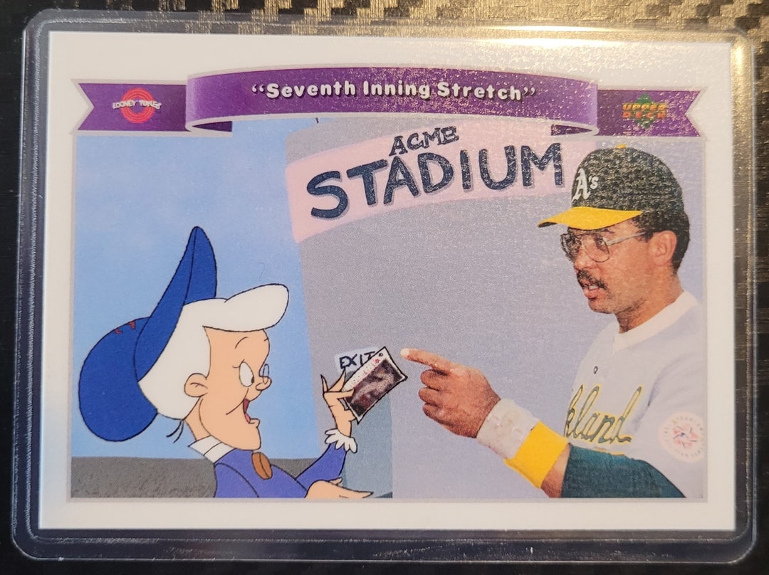 Looney Tunes Comic Ball 2 Card W/reggie Jackson and Granny "seventh ...