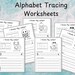 ABC I Know My Letter! Printable A-Z Tracing Worksheets | Alphabet ...