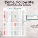 Come Follow Me Book of Mormon Reading Schedule Come Follow Me 2024 Come Follow Me LDS Bom Come ...