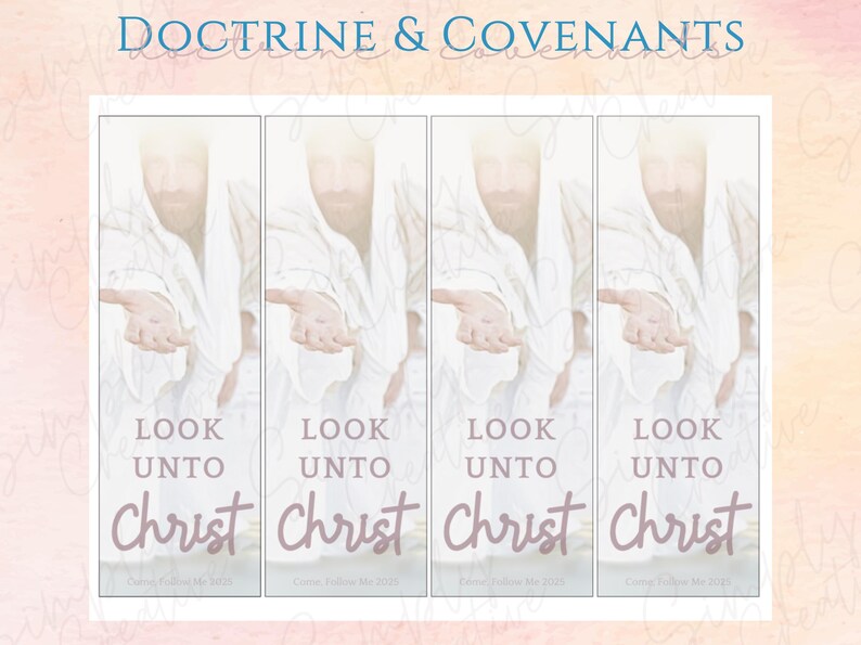 2025 LDS Youth Theme | Look Unto Christ | D&C Scripture | LDS Youth ...