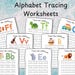 Printable Alphabet Tracing Worksheets for Kids A-Z Letter Handwriting ...