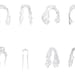 Womens Hair Fashion Set 6 Procreate Brush Stamps, 40 Hair Stamps - Etsy